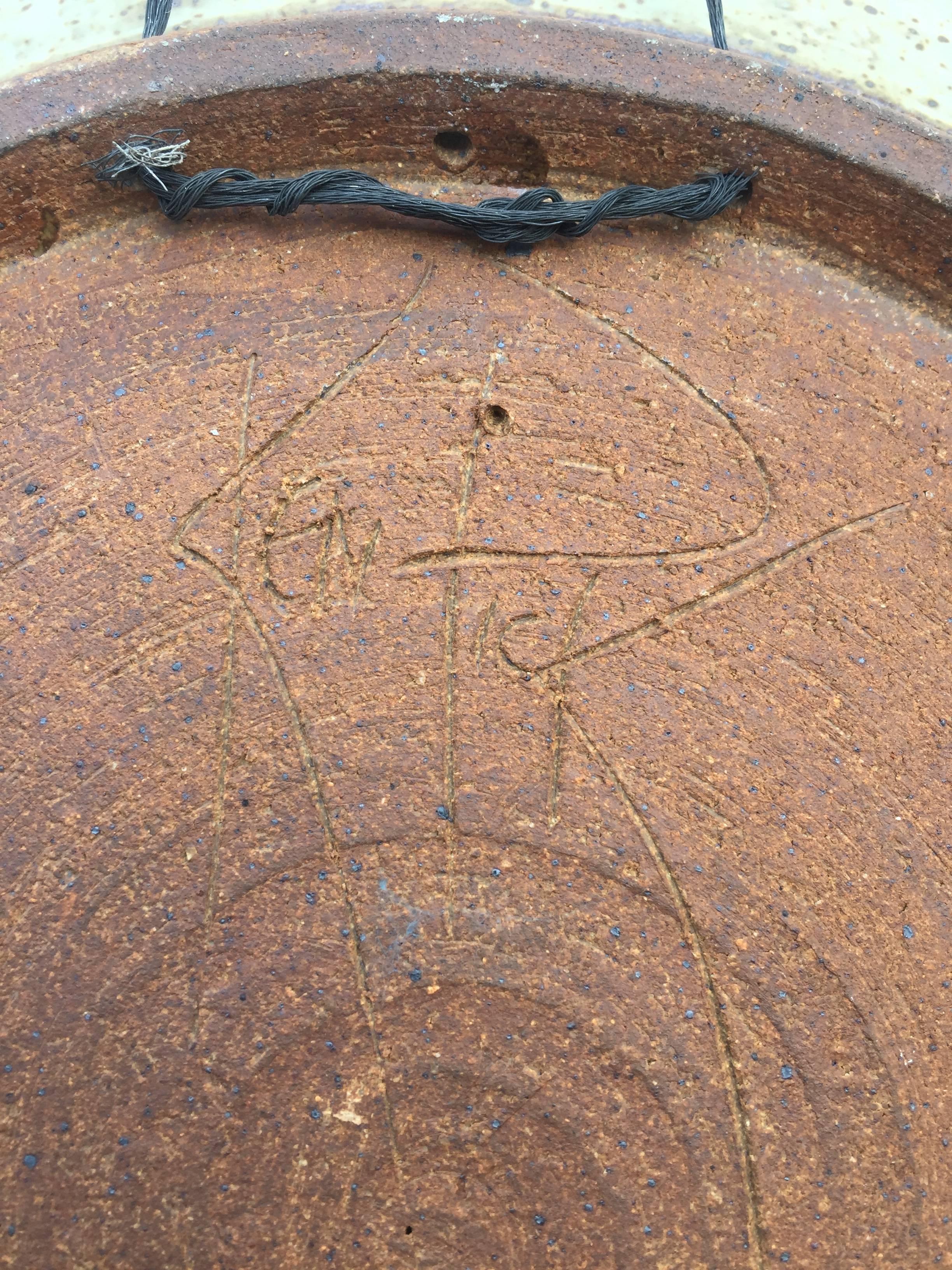 Grand Pair of Ken Pick Pottery Chargers at 1stDibs