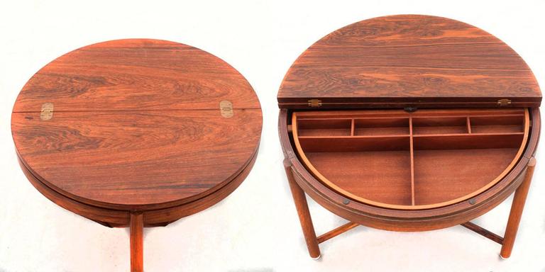 Super Rastad and Relling Side Table For Sale at 1stDibs