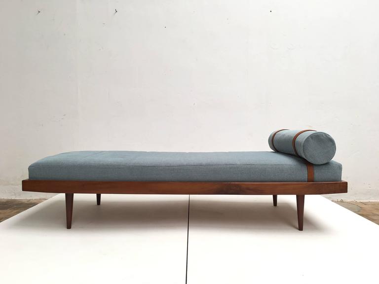 1960s Teak Scandinavian Daybed with New De Ploeg Steppe Wool Upholstery ...