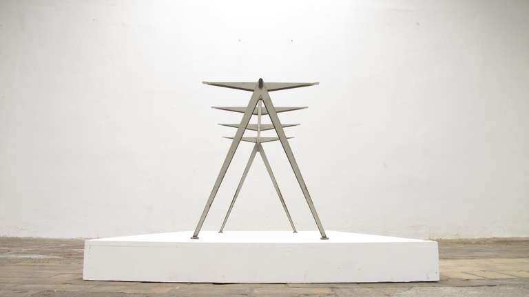 Wim Rietveld 1st Edition Oak Top 'Pyramid' Compass Table Ahrend the ...
