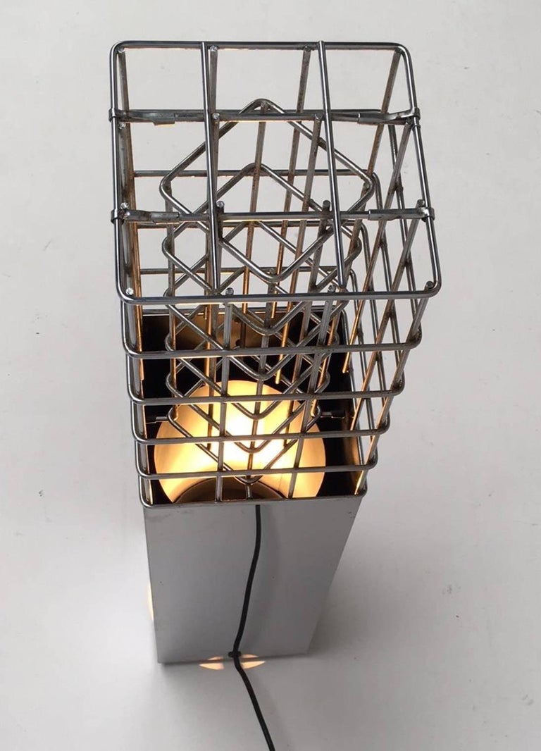 Light Sculpture by the Exclusive Galerie Oxar, Paris, 1973, Published ...