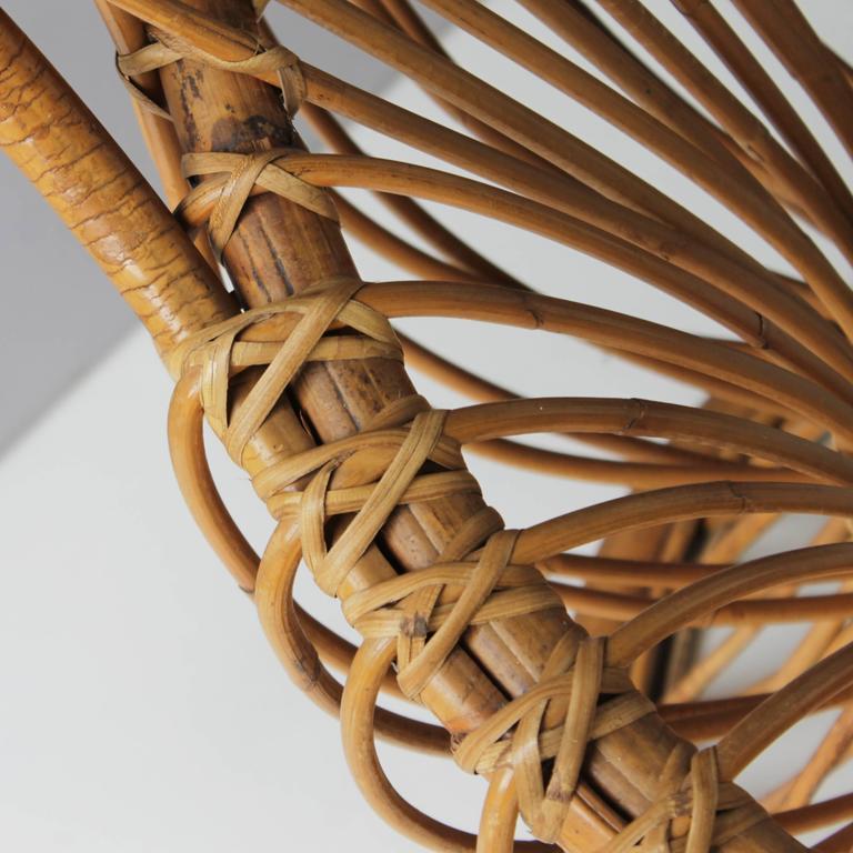 Pair of Margherita's and Ottoman by Franco Albini for Bonacina at 1stDibs