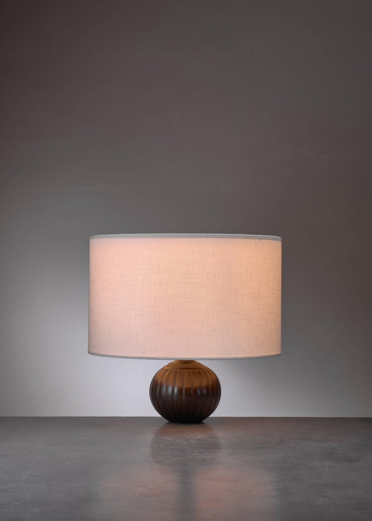 Just Andersen Metal Table Lamp, Denmark, 1930s For Sale at 1stDibs