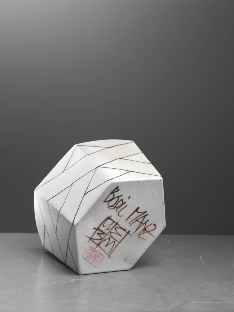 Bodil Manz Small Porcelain Bowl, Denmark, 1990s For Sale at 1stDibs