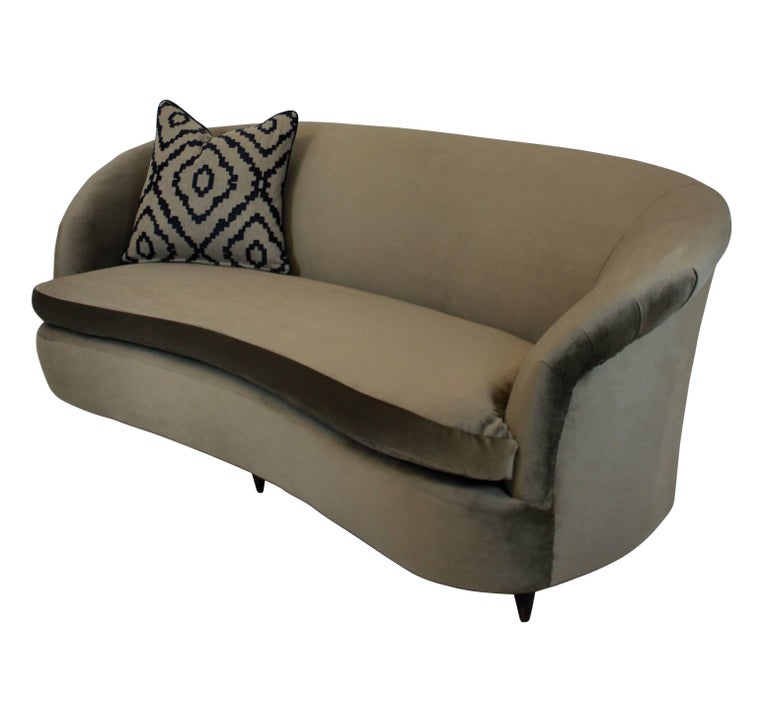 Large Sculptural Parisi Settee at 1stDibs