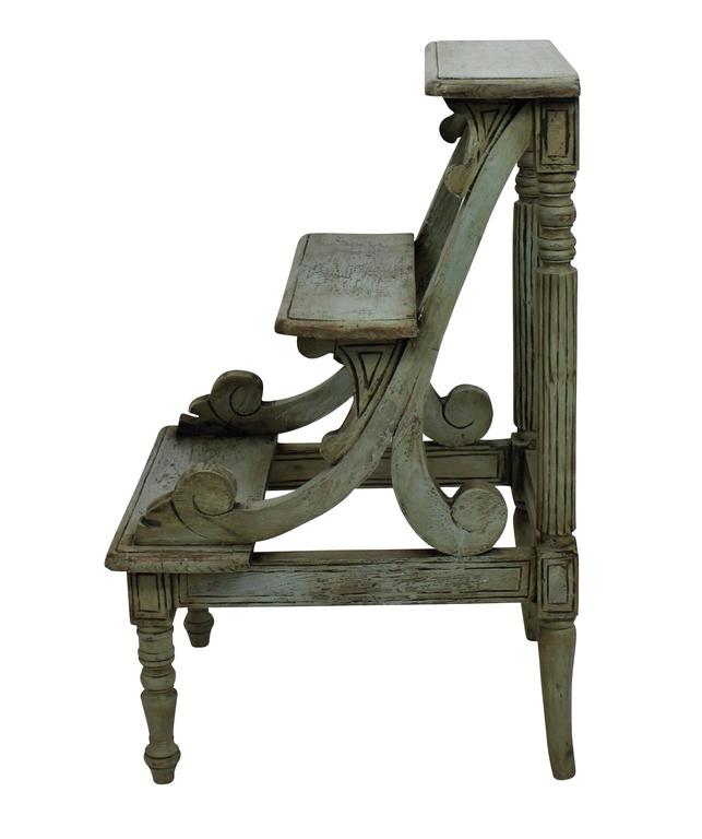 Regency Style Library Steps at 1stDibs