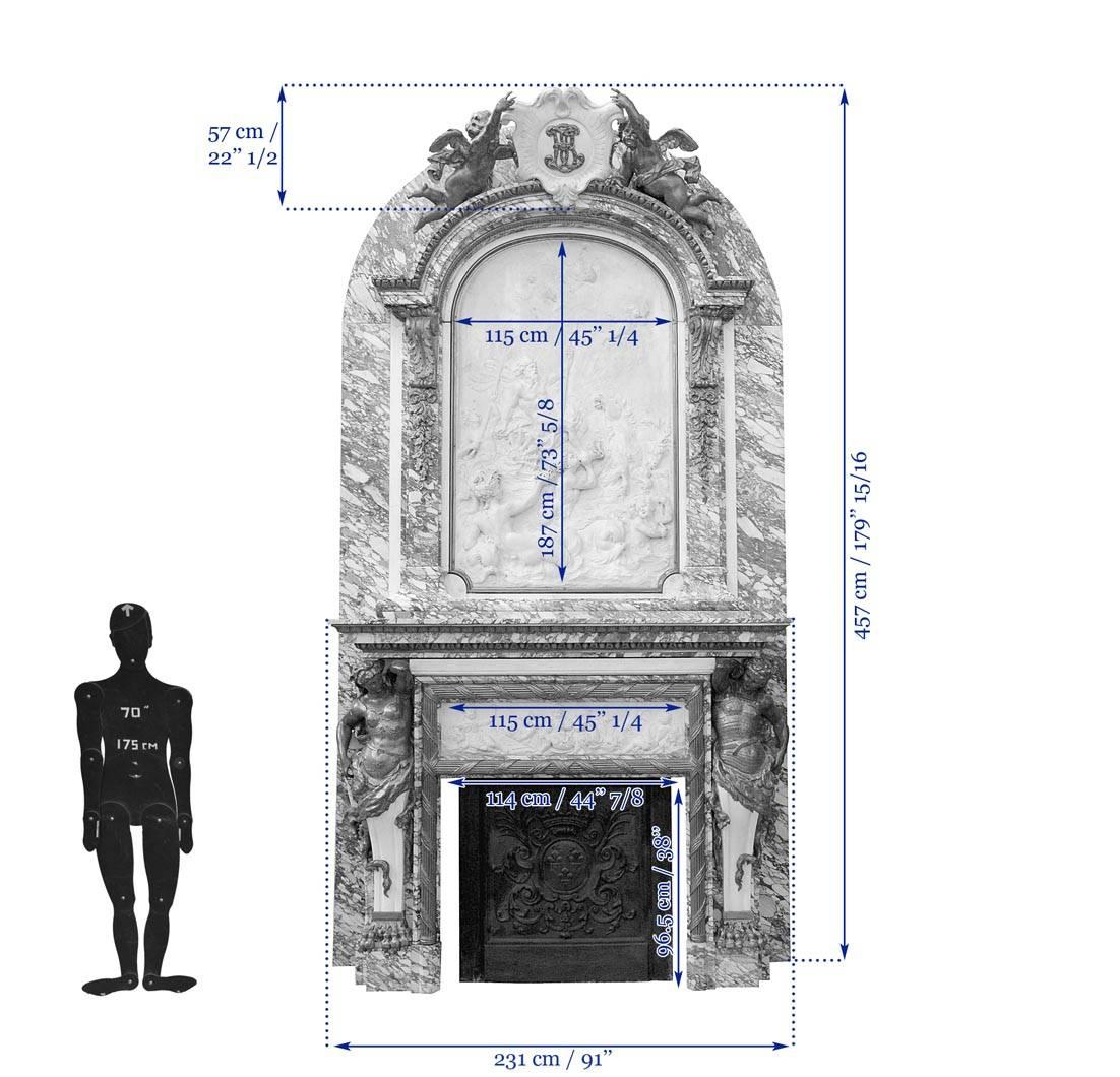 Monumental Fireplace Coming from Edward J. Berwind's Estate, Fifth ...
