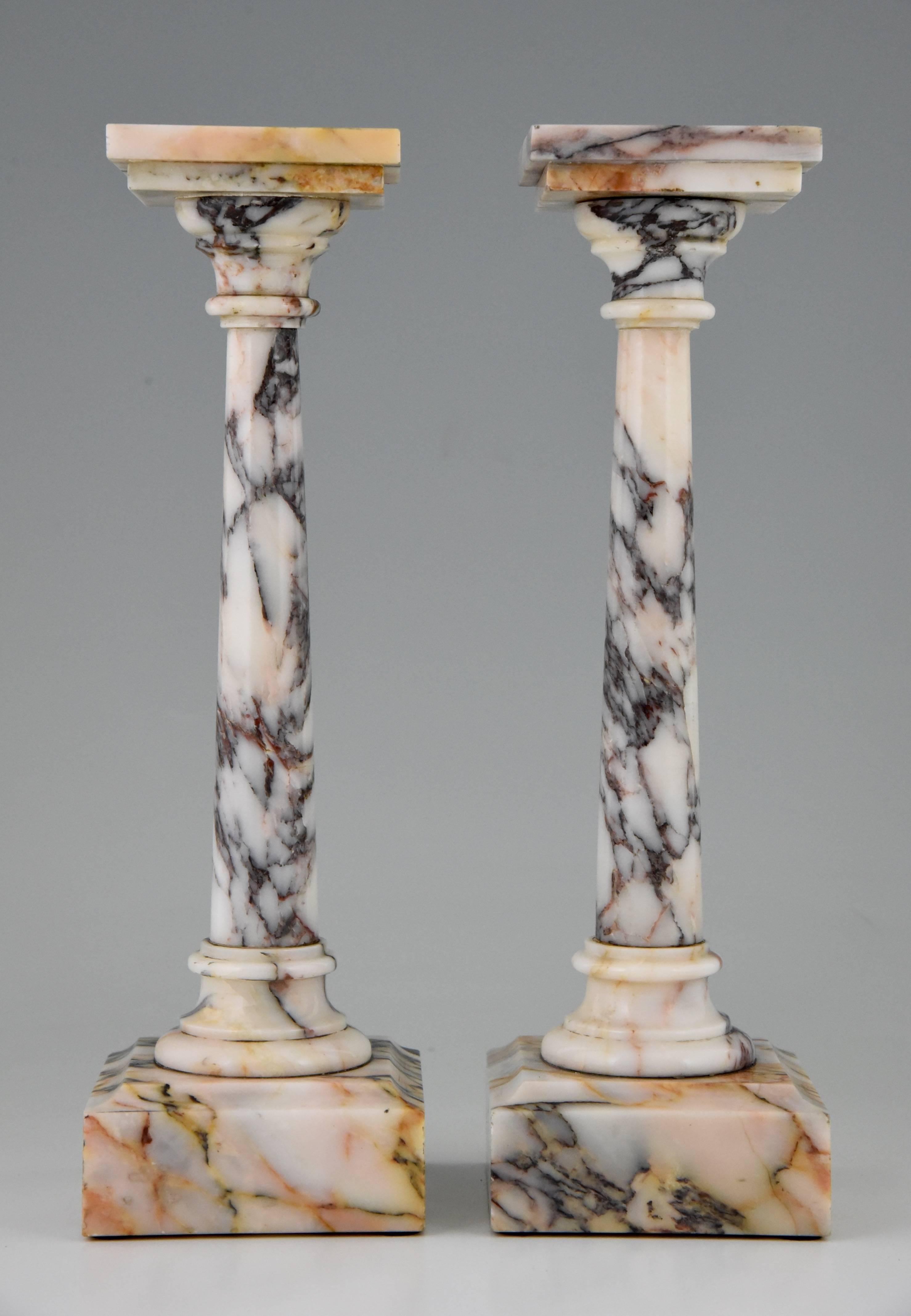 Pair of 19th Century French Marble Columns at 1stDibs | marble columns ...