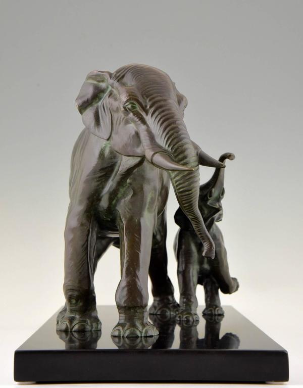 Irénée Rochard Art Deco Bronze Elephant Sculpture, France, 1930 at ...