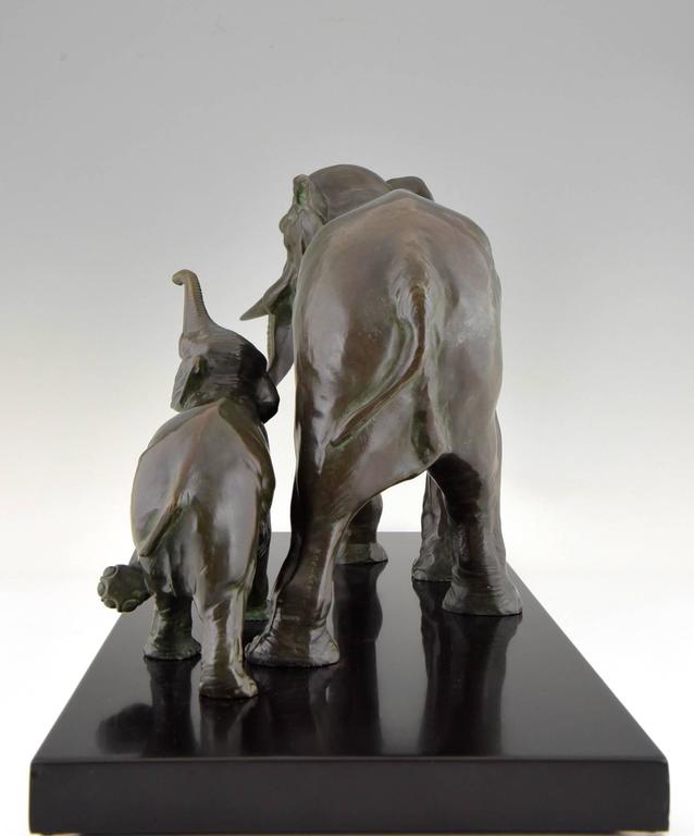 Irénée Rochard Art Deco Bronze Elephant Sculpture, France, 1930 at ...