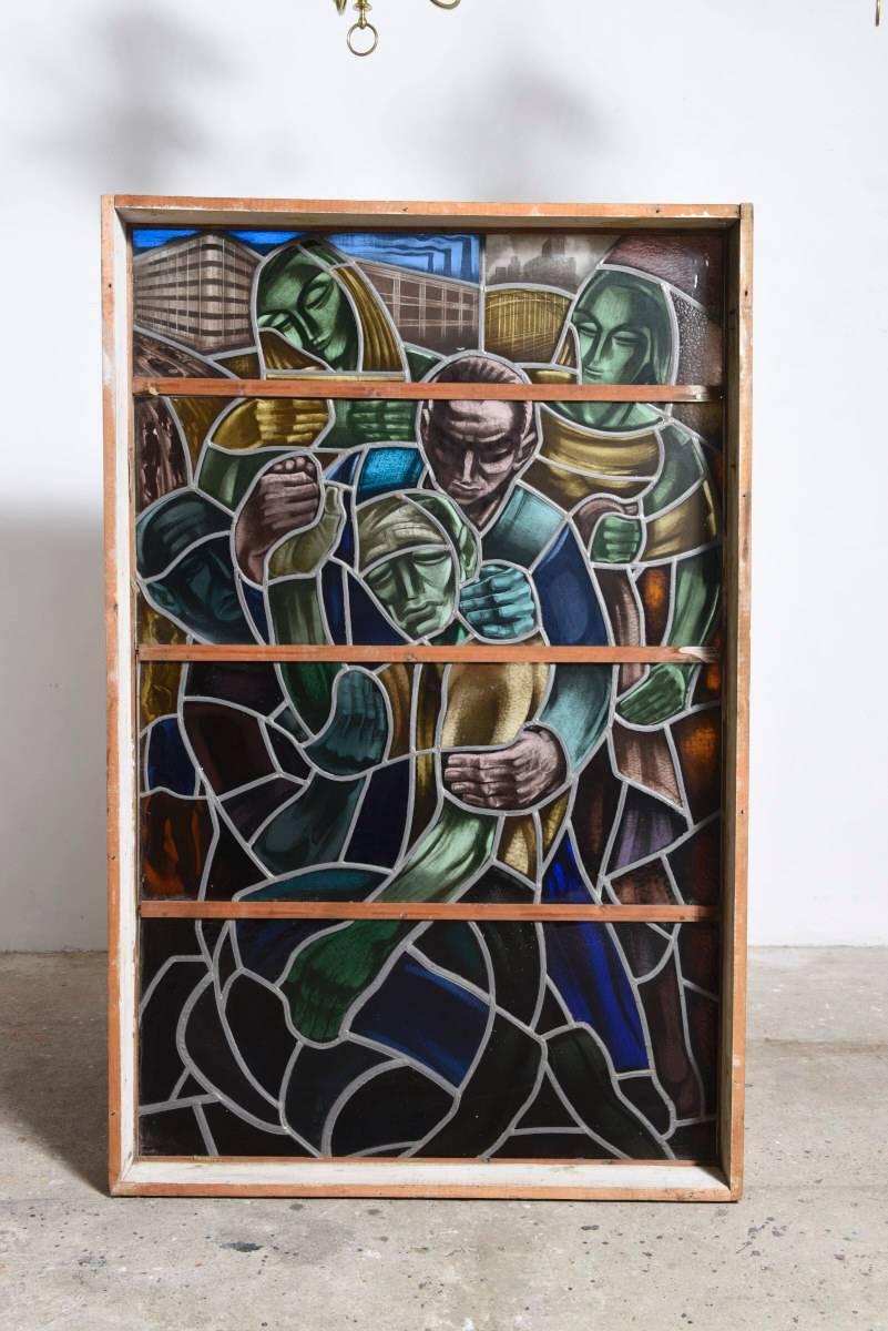 Stained Glass Designed by the Belgium Artist Vingerhoets at 1stDibs ...