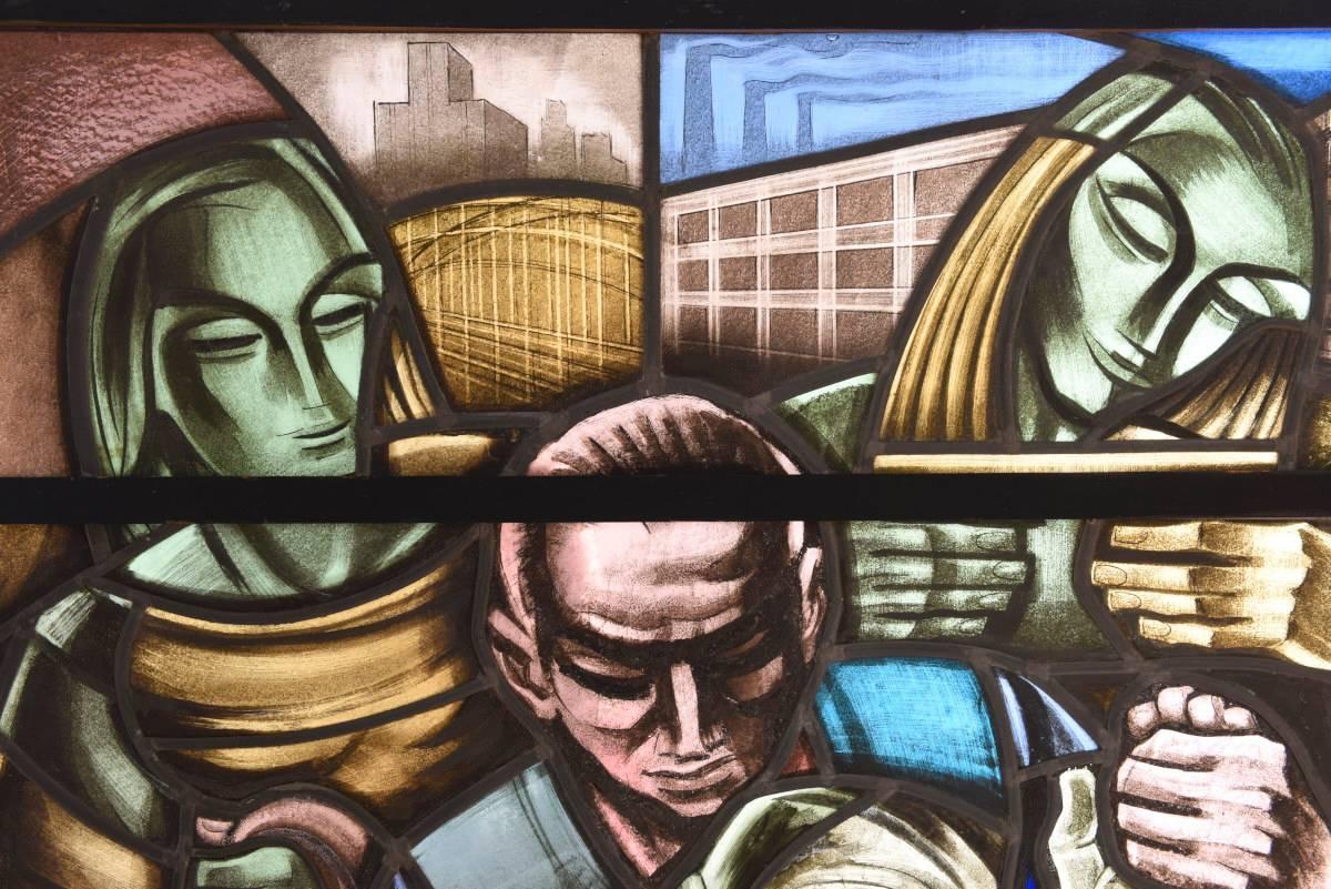 Stained Glass Designed by the Belgium Artist Vingerhoets at 1stDibs ...