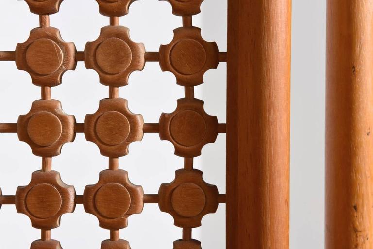 Four-Panel Danish Solid Walnut Room Divider at 1stDibs | danish room ...