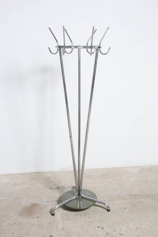 Chrome Coat and Hat-Stand Made in Belgium, 1960s For Sale at 1stDibs