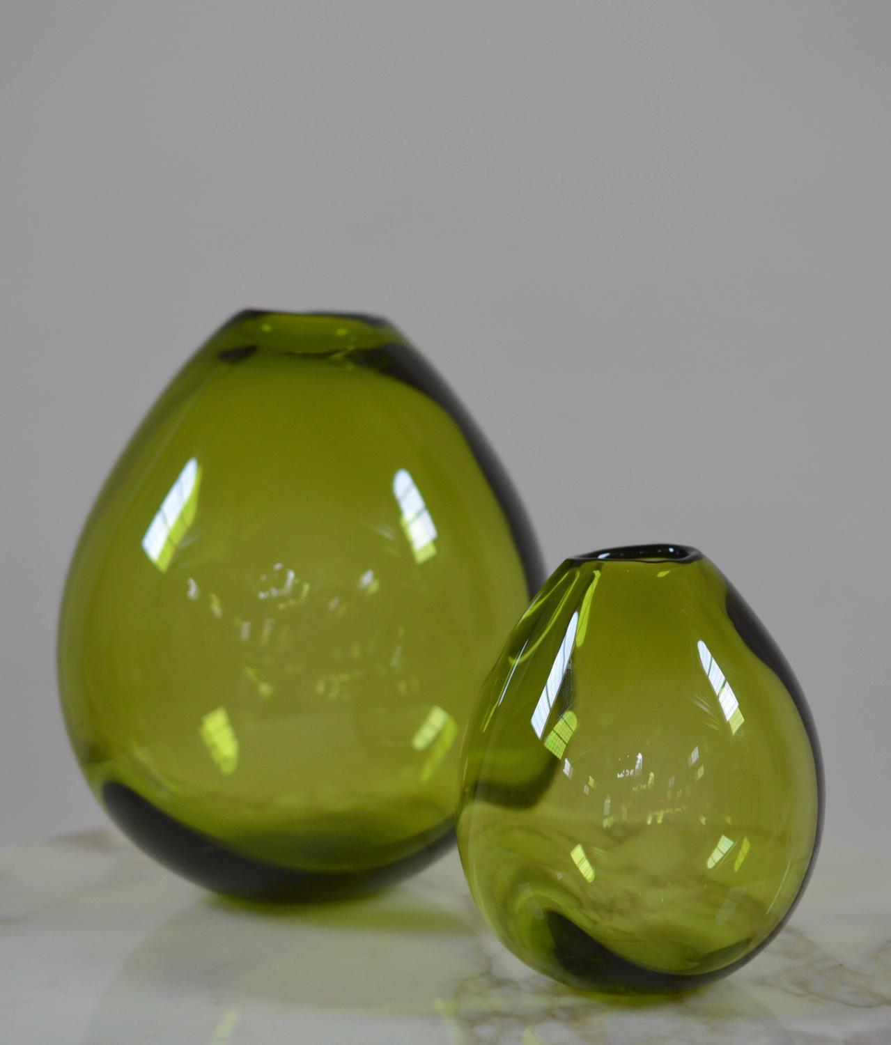 Large 'Drop Vases' by Per Lutken for Holmegaard at 1stdibs
