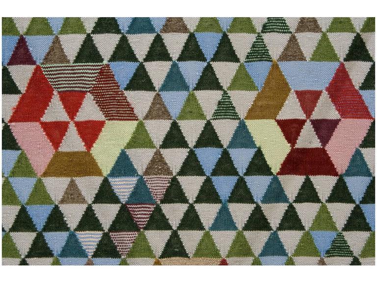 'Triangles' Pouf by Bertjan Pot for Golran - Modern Kelim Technique For ...