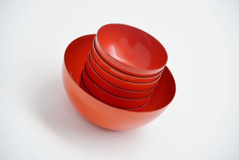 Arabia Finel Bowl Set by Kaj Franck, Finland, 1960 at 1stDibs