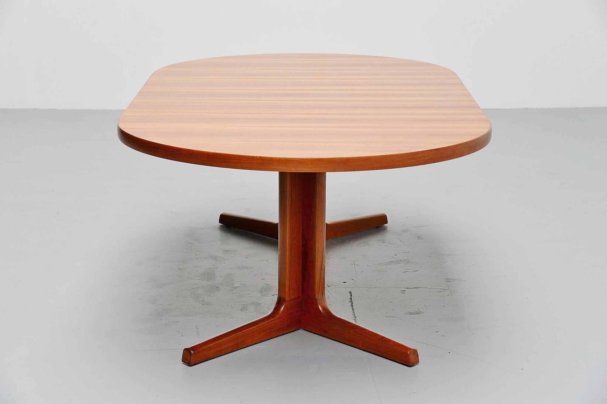 Teak Oval Dining Table Am Mobler, Denmark, 1960 at 1stDibs | am mobler ...
