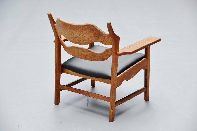 Henning Kjaernulf Razor Blade Chair Denmark, 1960 at 1stDibs