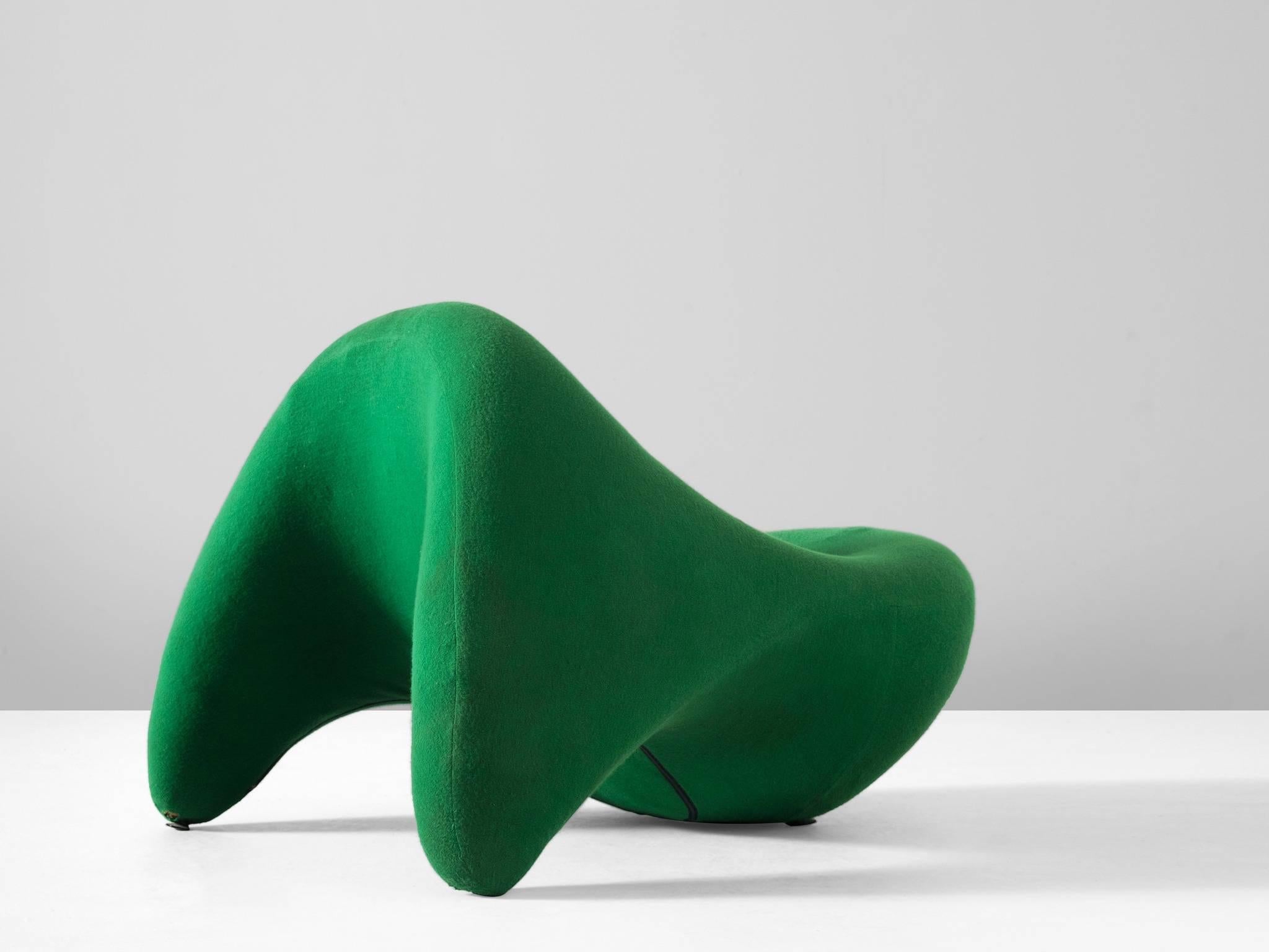 Luigi Colani Green 'Tv-Relax' Lounge Chair for Kusch and Co. at 1stDibs ...