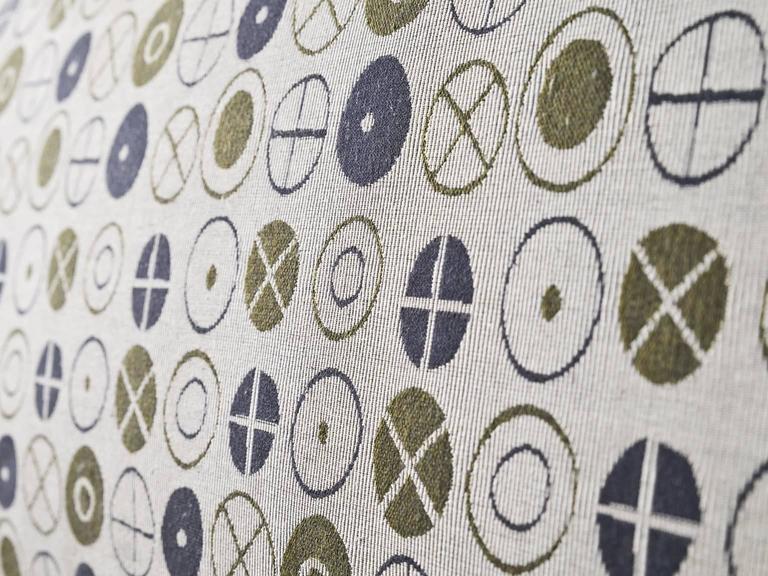 Simplistic Sofa in Charles and Ray Eames Fabric For Sale at 1stDibs