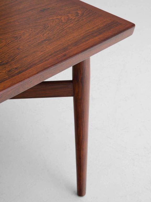Large Arne Vodder Dining Table in Rosewood For Sale at 1stDibs
