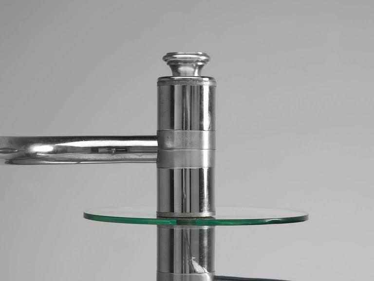 Display Unit in Chrome and Glass, Italy, 1980s For Sale at 1stDibs