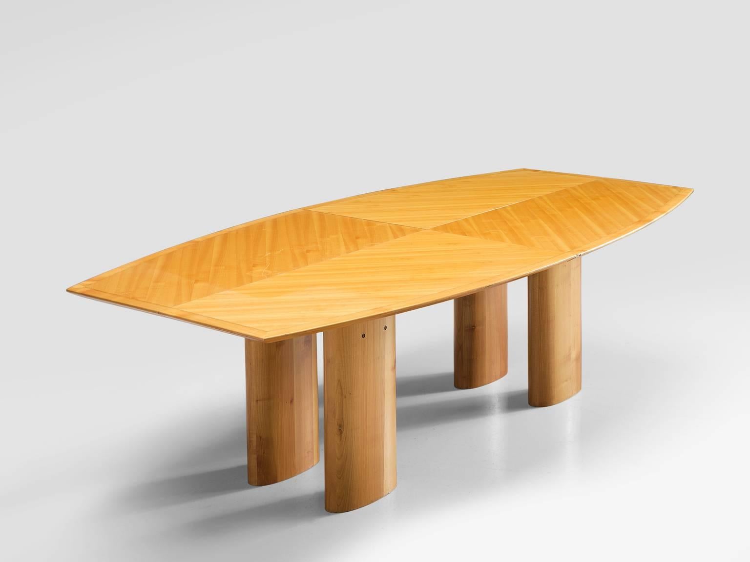 Italian Conference Table with Boat Shaped Top For Sale at 1stDibs ...