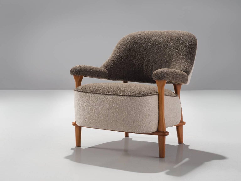 Theo Ruth for Artifort Reupholstered 'Lady' Armchair F109 at 1stDibs