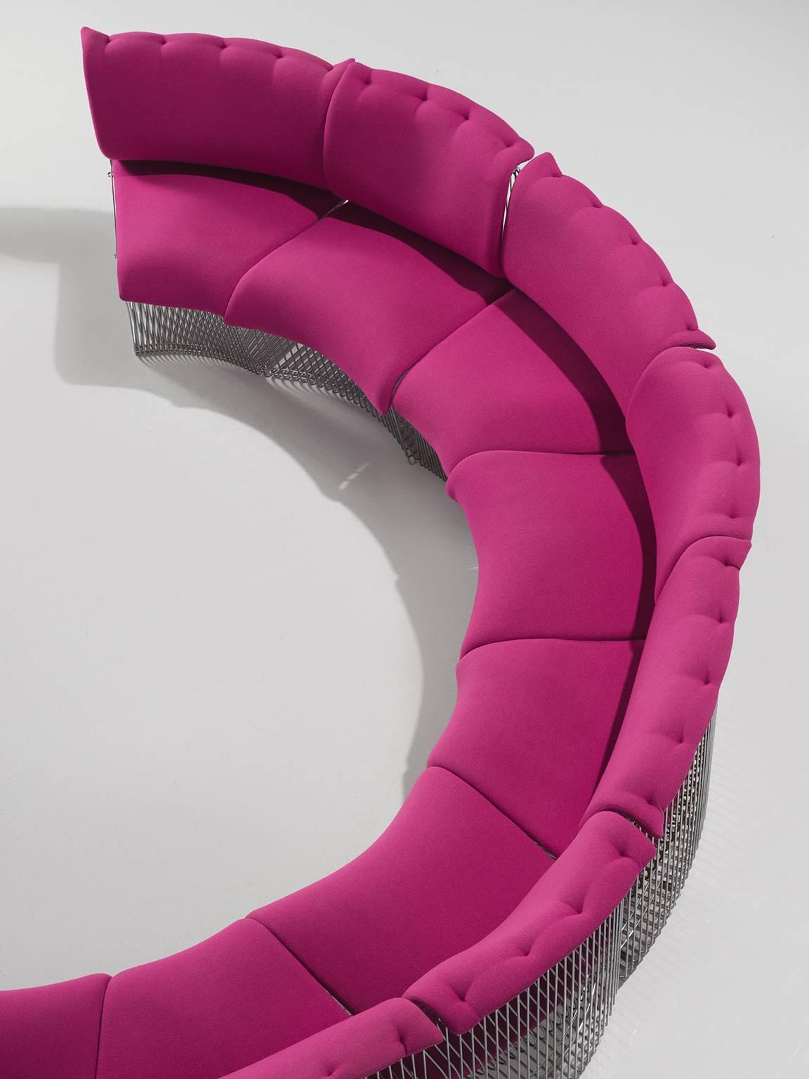 Verner Panton for Fritz Hansen Pink 'Pantonova' Sofa For Sale at ...