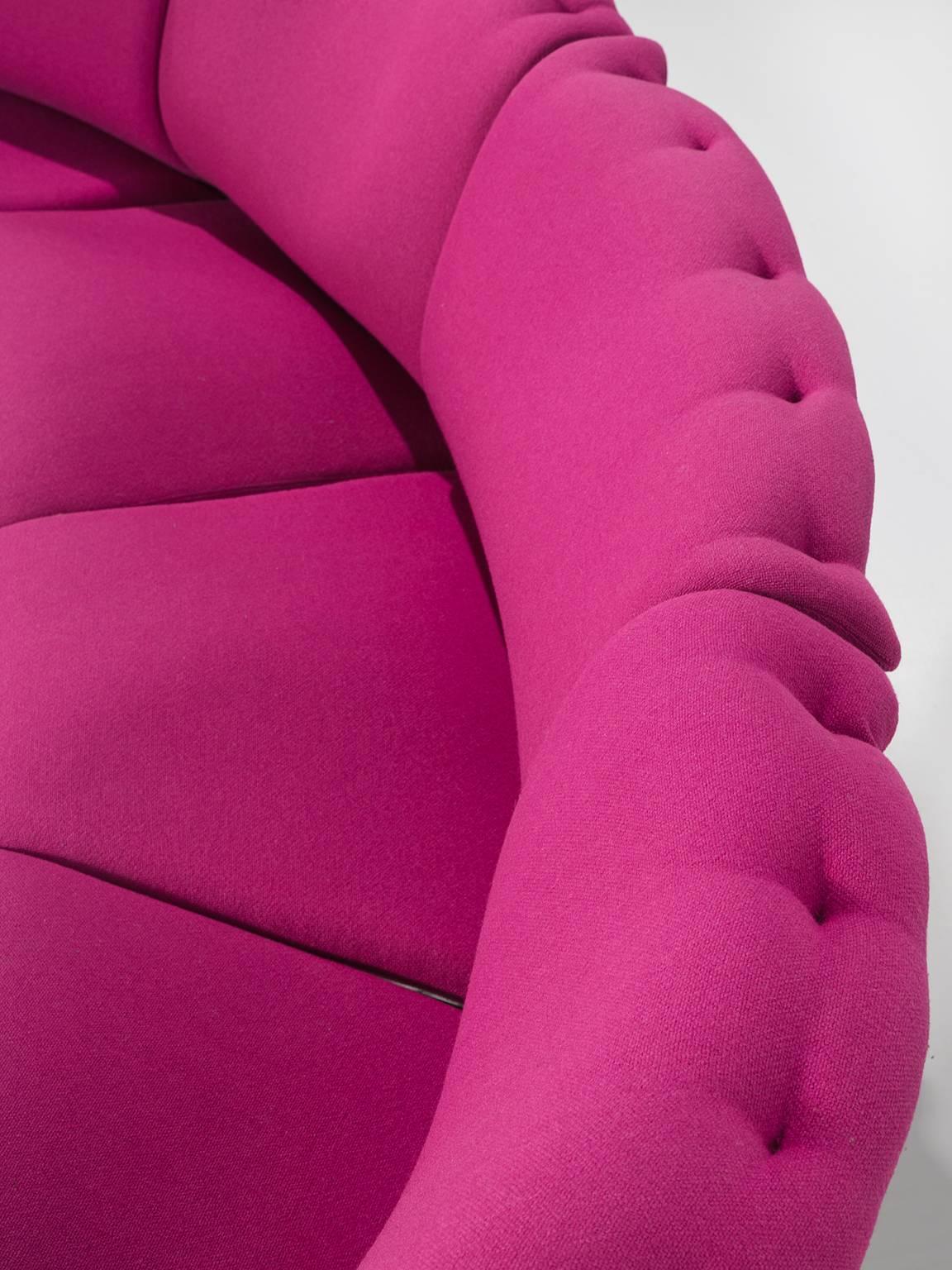 Verner Panton for Fritz Hansen Pink 'Pantonova' Sofa For Sale at ...