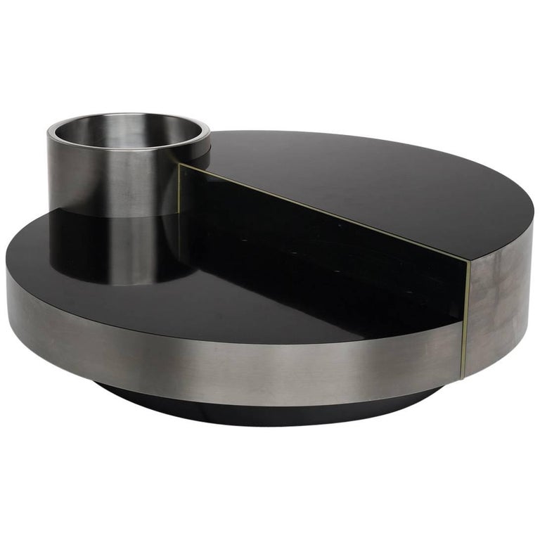 Massimo Papiri for Mario Sabot Cocktail Table with Dry Bar For Sale at ...