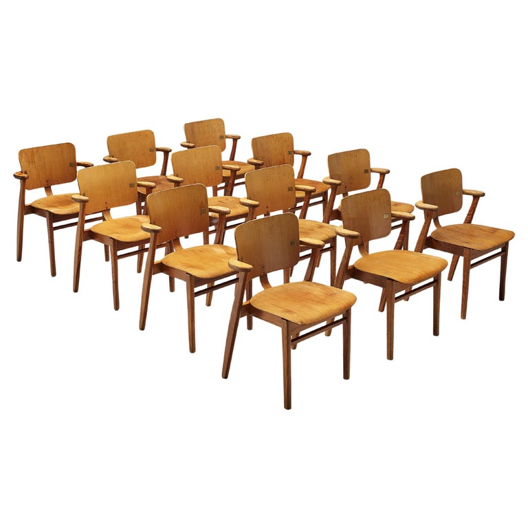 Ilmari Tapiovaara ‘Domus’ Dining Chairs in Birch For Sale at 1stDibs