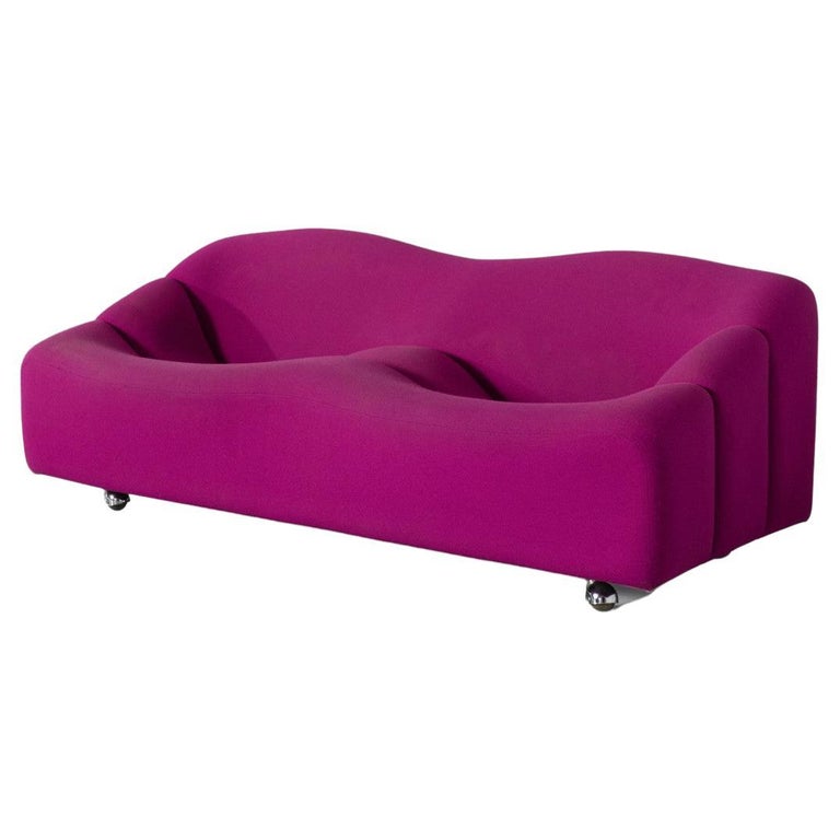 Pierre Paulin for Artifort ´ABCD´ Settee in Fuchsia Upholstery For Sale ...