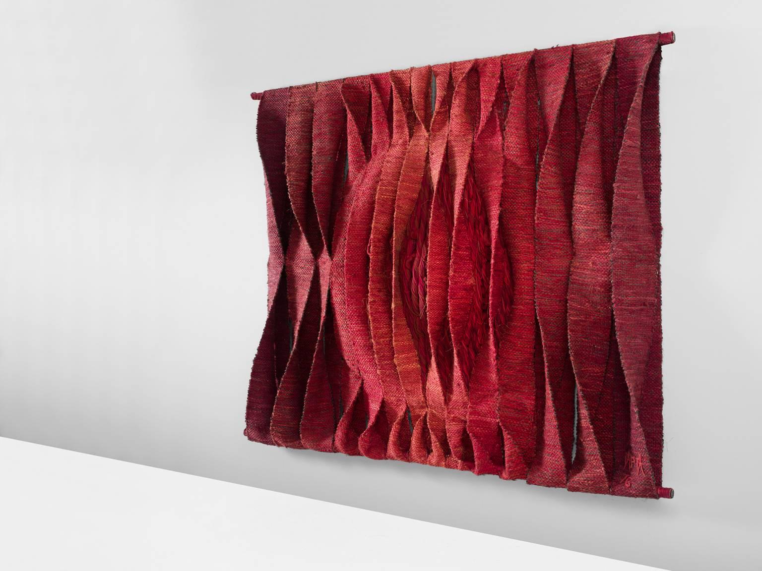 Maria Tapta Large Textile Wall Sculpture For Sale at 1stDibs | tapta fabric