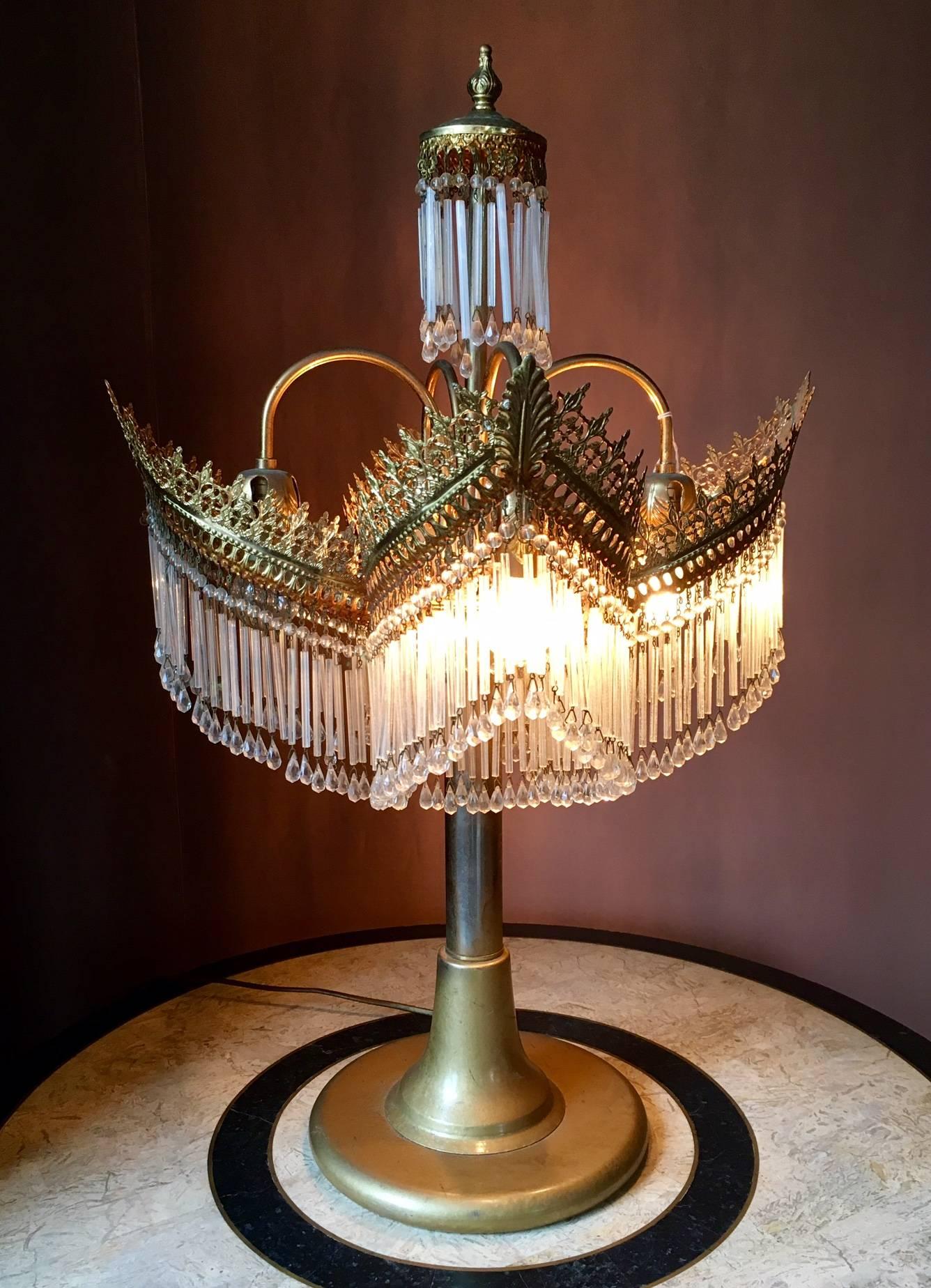 Beautiful French 1920s Table Lamp at 1stDibs | 1920s lamps, 1920s table ...