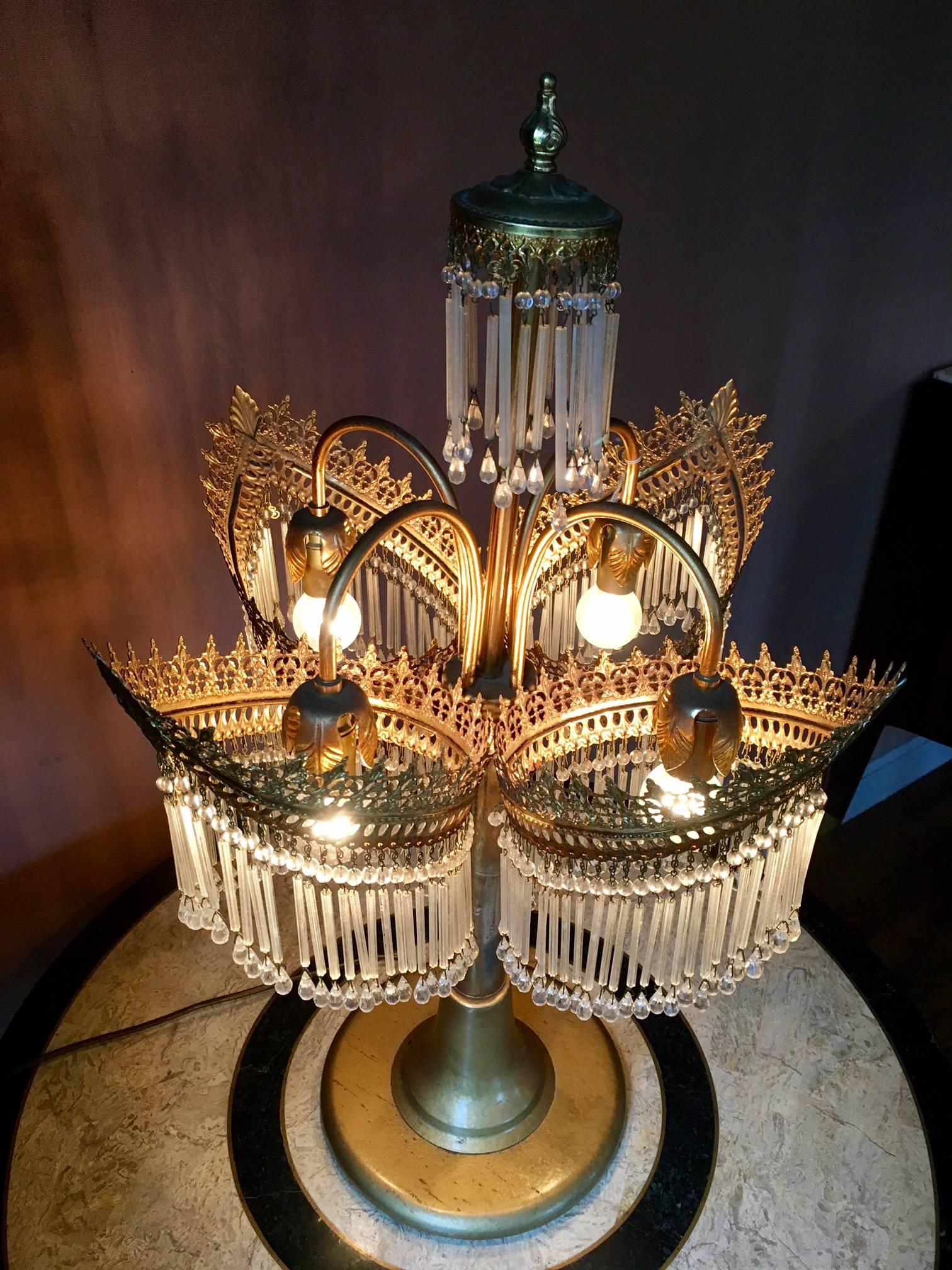 Beautiful French 1920s Table Lamp at 1stDibs | 1920s lamps, 1920s table ...