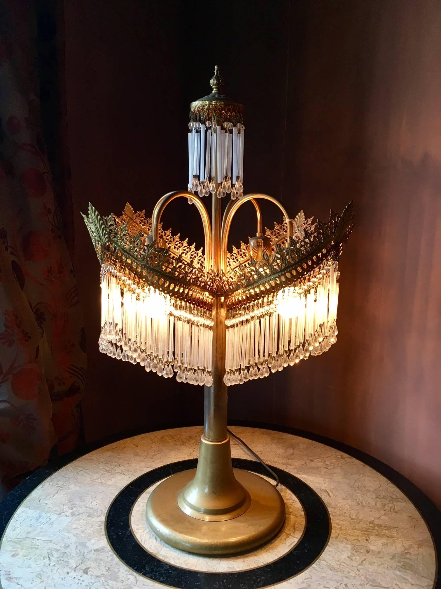 Beautiful French 1920s Table Lamp at 1stDibs | 1920s lamps, 1920s table ...