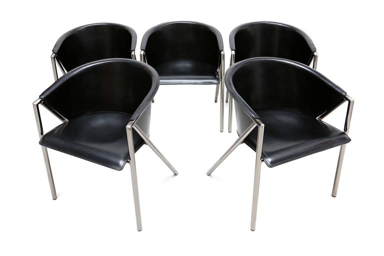Set of Five Chairs at 1stDibs