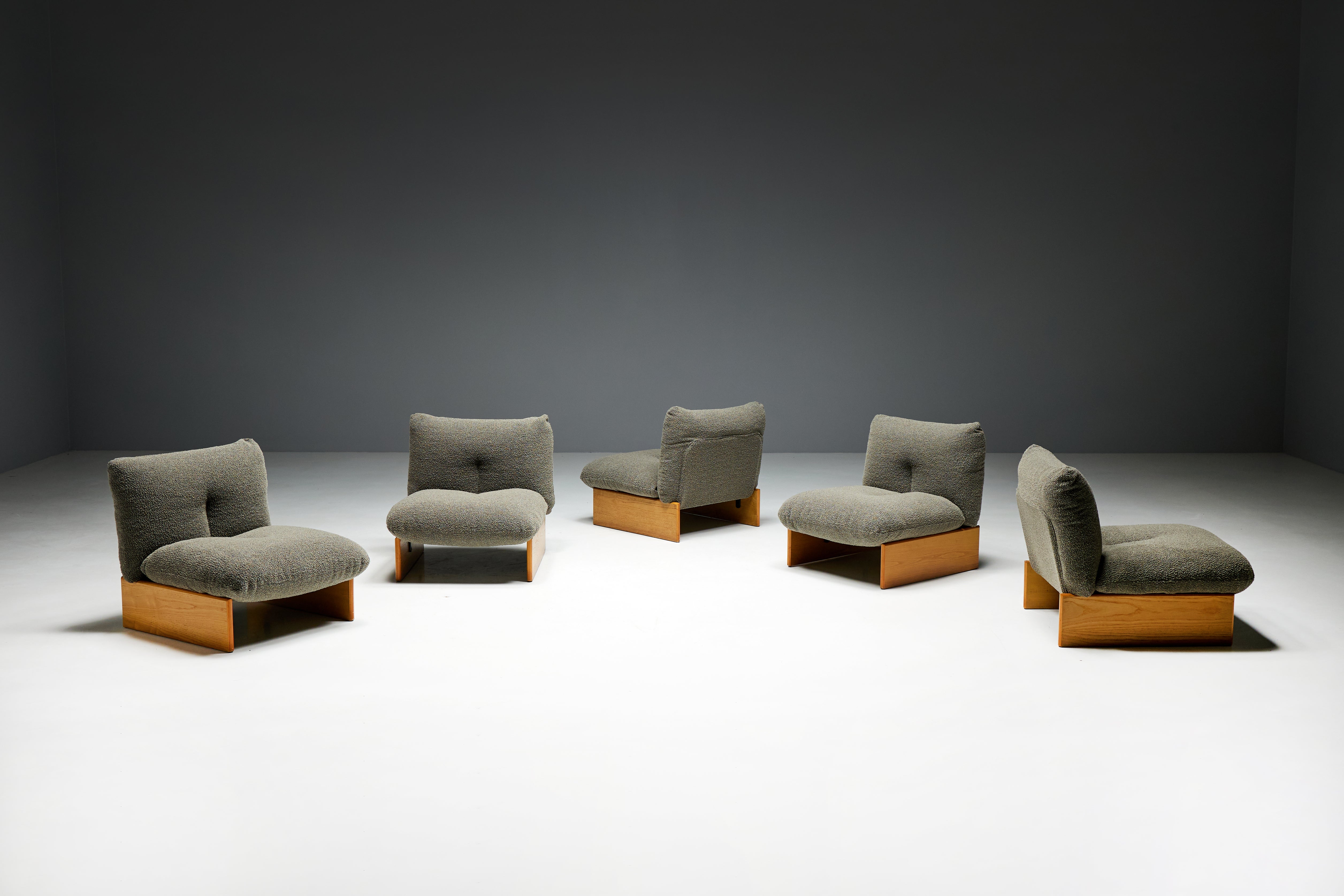 Mid-Century Modular Lounge Chairs for Arflex, Italy, 1970s For Sale at ...