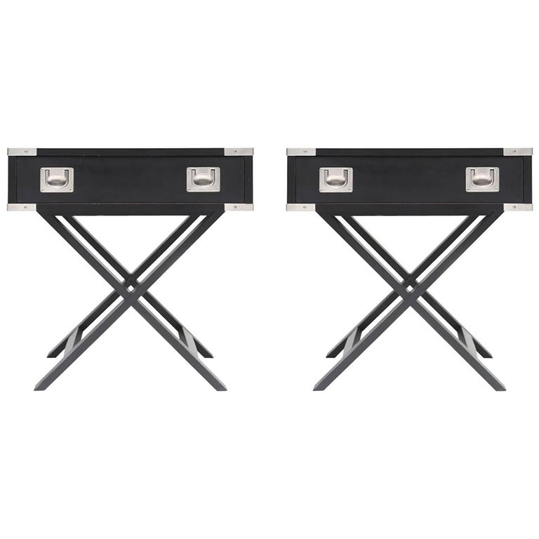 Post-modern 'Director' Side Tables For Sale at 1stDibs