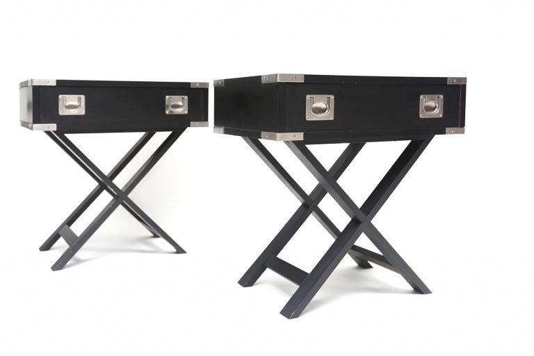 Post-modern 'Director' Side Tables For Sale at 1stDibs