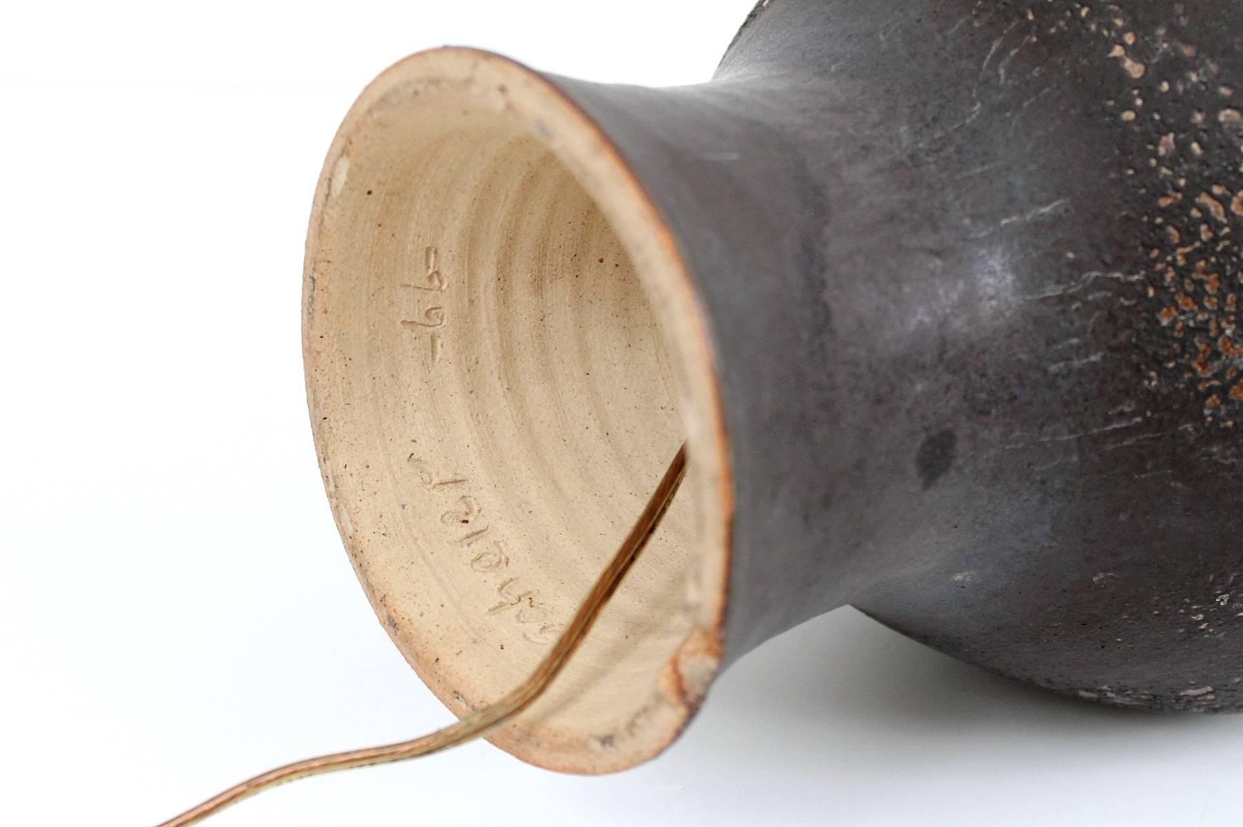 Edwin and Mary Scheier Pottery Lamp at 1stDibs
