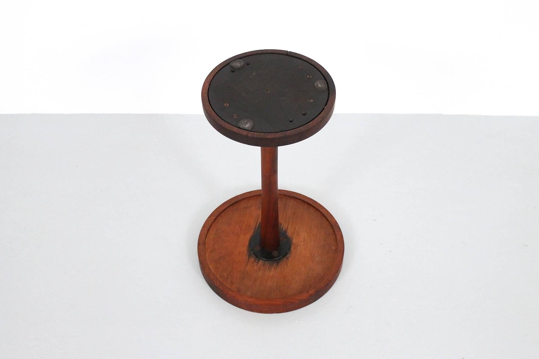 Martz for Marshall Studios Ceramic and Walnut Table at 1stDibs