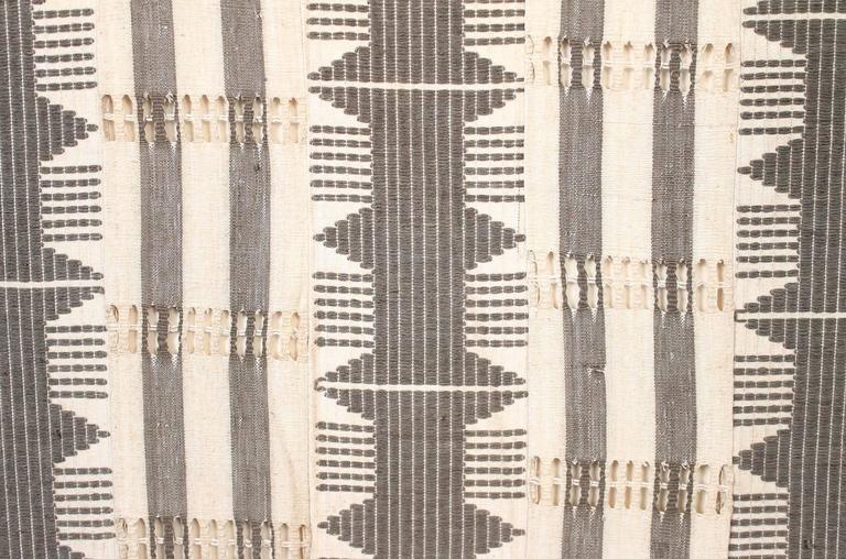 Large Framed Modernist Textile at 1stDibs