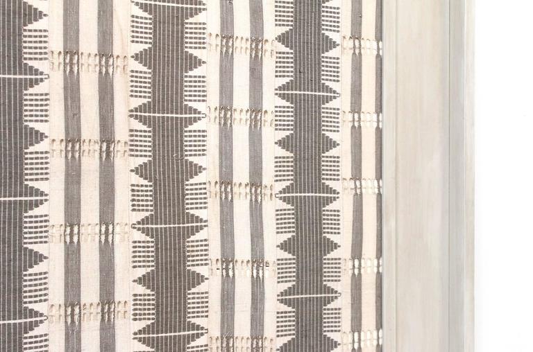 Large Framed Modernist Textile at 1stDibs