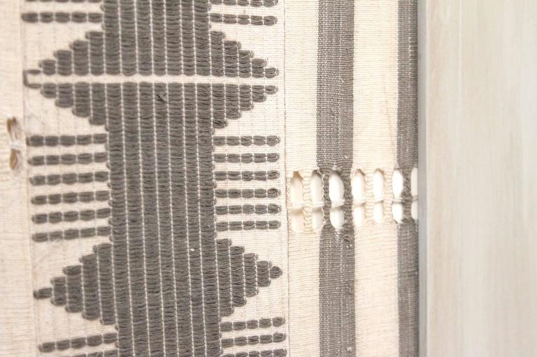 Large Framed Modernist Textile at 1stDibs