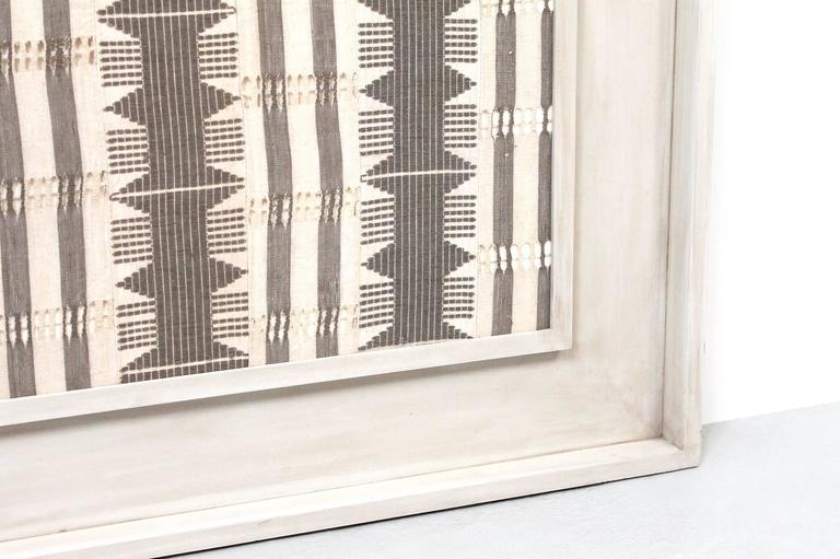 Large Framed Modernist Textile at 1stDibs