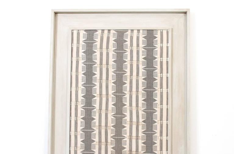 Large Framed Modernist Textile at 1stDibs