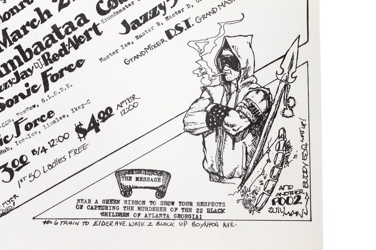 Collection of Early Hip Hop Flyers by Buddy Esquire and Eddie Ed at 1stDibs